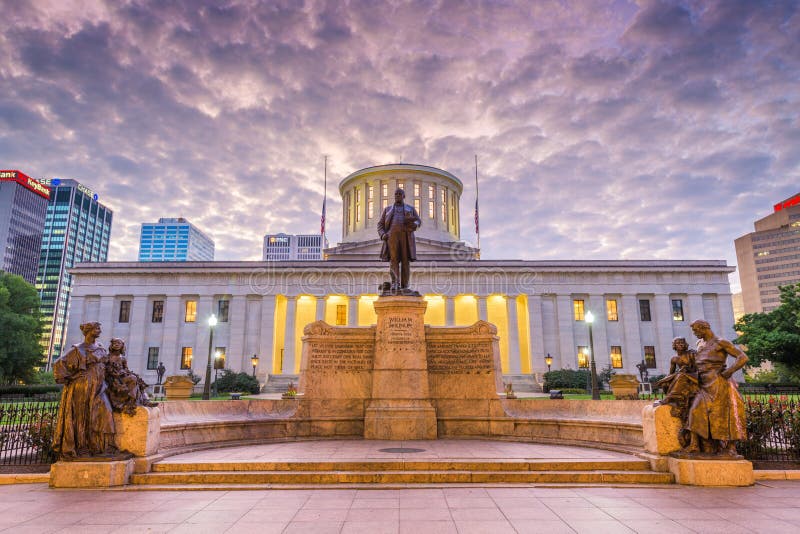 Ohio State House at Dawn editorial image. Image of governmental - 181784755