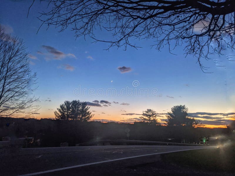 Ohio sunset stock photo. Image of dusk, evening, dawn - 208803834