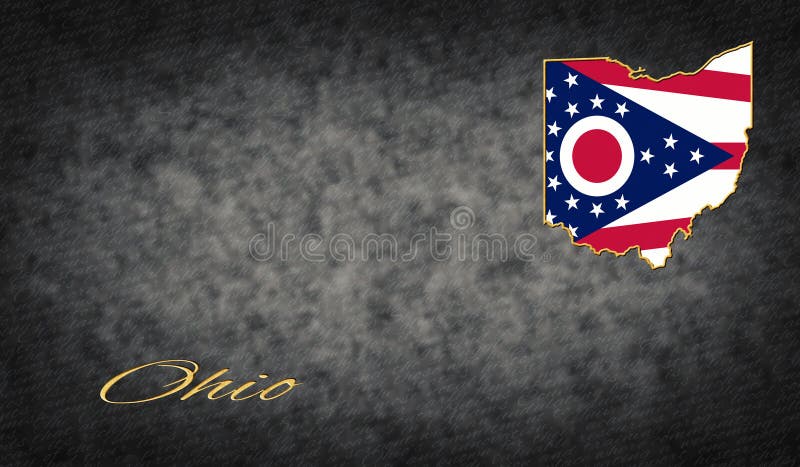 Ohio Symbols, Map of Ohio stock image. Image of languages - 338528257