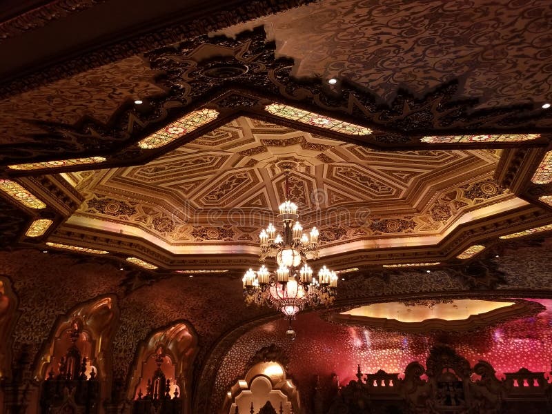 Ohio Theatre ceiling stock image. Image of theatre, amazing - 150897241