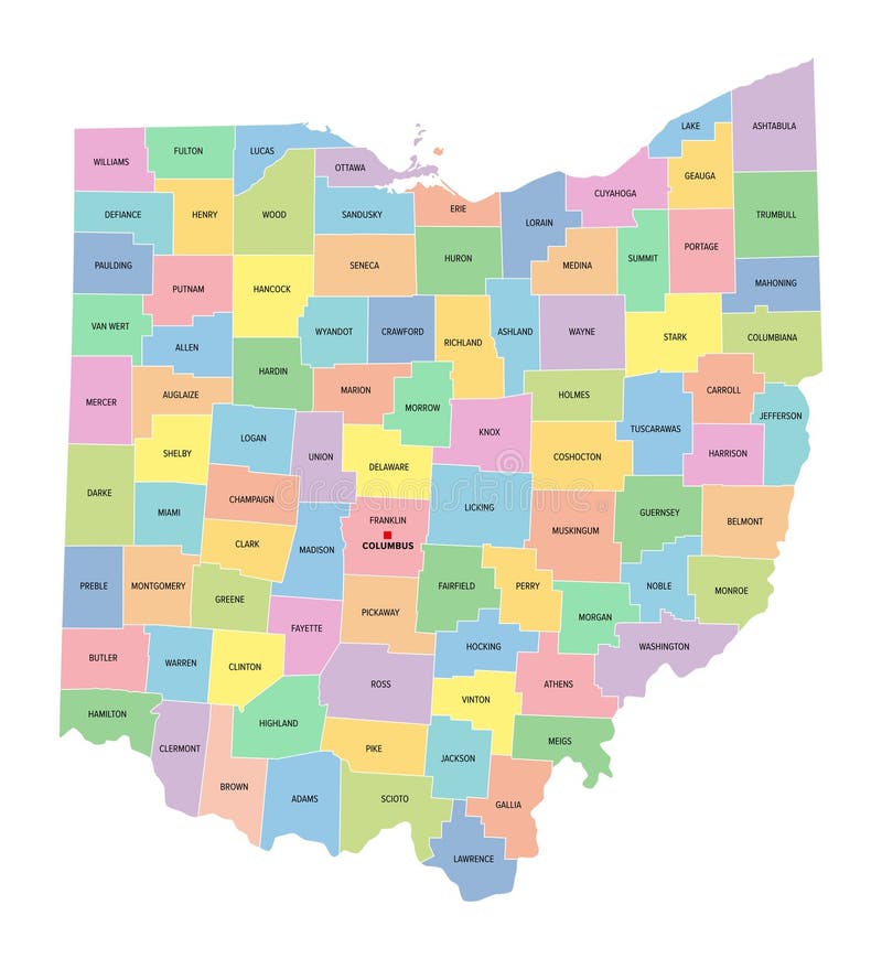Ohio 88 counties