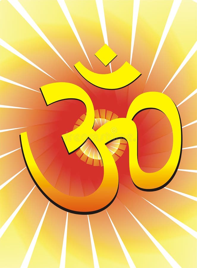 Símbolo del ohmio de OM stock de ilustración. Ilustración de color ...