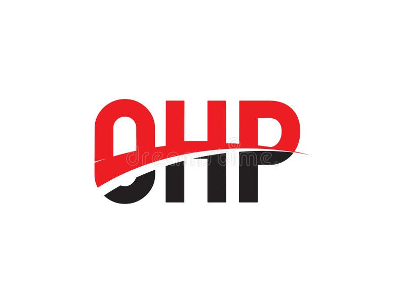 OHP Letter Initial Logo Design Vector Illustration Stock Vector ...