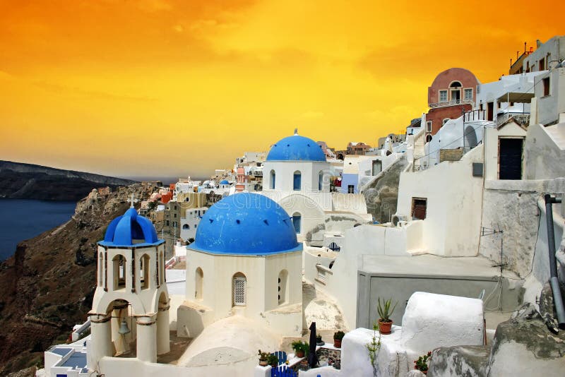 Oia stock photo. Image of architecture, wallpaper, greece - 17721564
