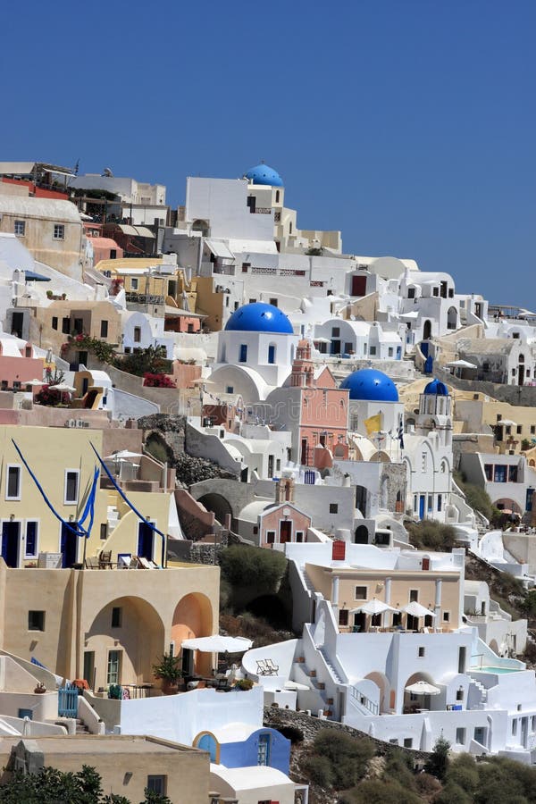 Oia village stock photo. Image of orthodox, famous, place - 16863872