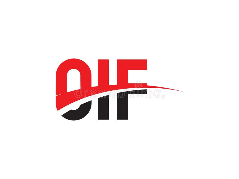 OIF Letter Initial Logo Design Vector Illustration Stock Vector ...