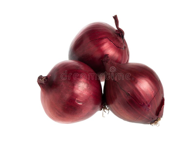 Oignon Rouge D'isolement Sur Le Fond Blanc Image stock - Image du trois ...