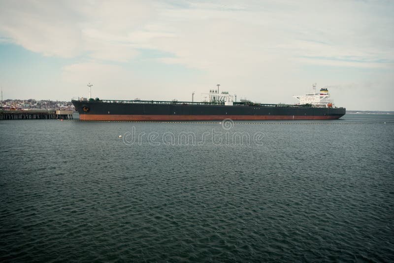 Empty oil tanker stock image. Image of large, transportation - 4569717