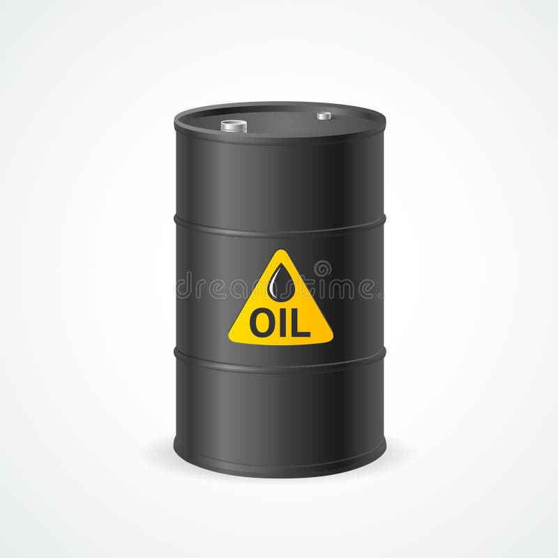 Oil Barrel Drum. Vector stock vector. Illustration of cylinder - 59343350