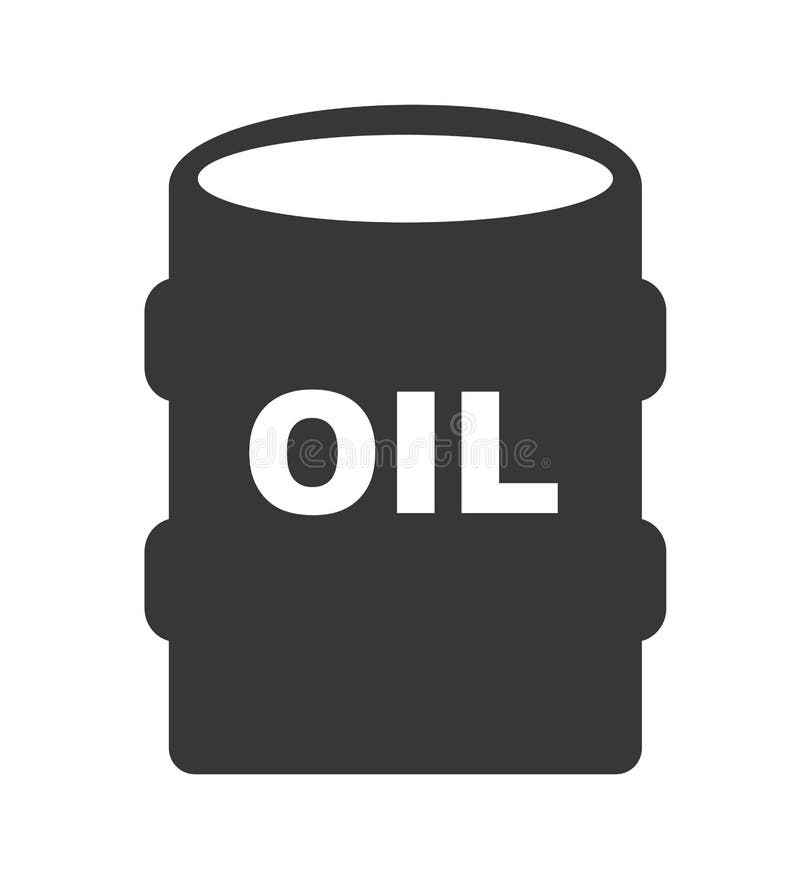 Oil Barrel Isolated Icon Design Stock Illustration - Illustration of ...