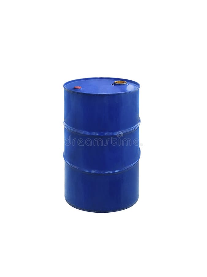 Oil Barrel Isolated on White Stock Image - Image of petroleum, chemical ...