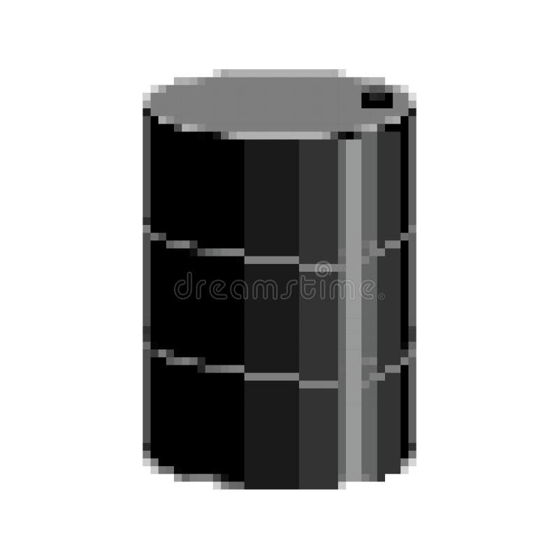 Barrel Oil Pixel Art. Cask 8 Bit Stock Vector - Illustration of filled ...