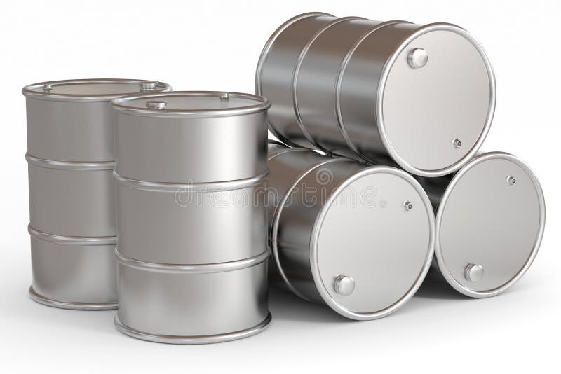 Oil barrels stock vector. Illustration of isolated, ethanol - 8170452
