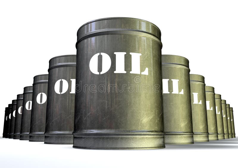 Oil drums pile stock illustration. Illustration of environment - 22418355