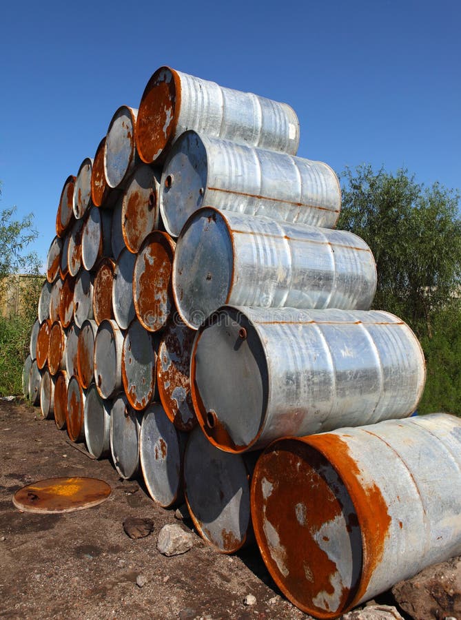 Oil barrels stock image. Image of abstract, careless - 29375943