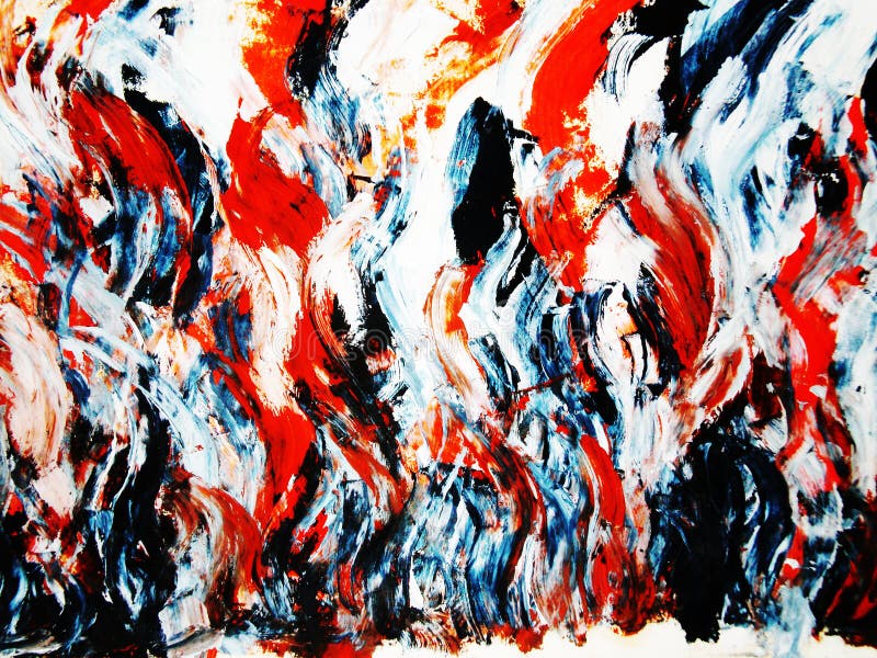 Oil brush strokes stock illustration. Illustration of stroke - 13429443