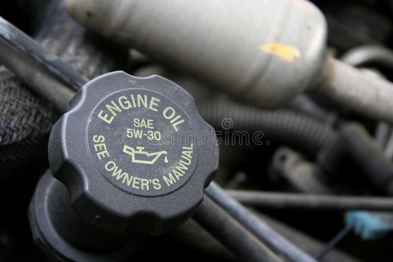 Oil cap stock image. Image of plastic, engine, automobile - 13546345