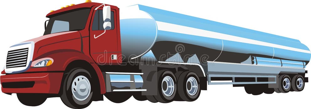 Oil cargo stock vector. Illustration of petrol, transportation - 12504797