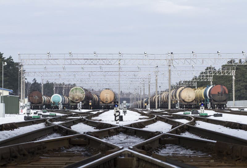 Oil cargo transfer station stock photo. Image of station - 29538110