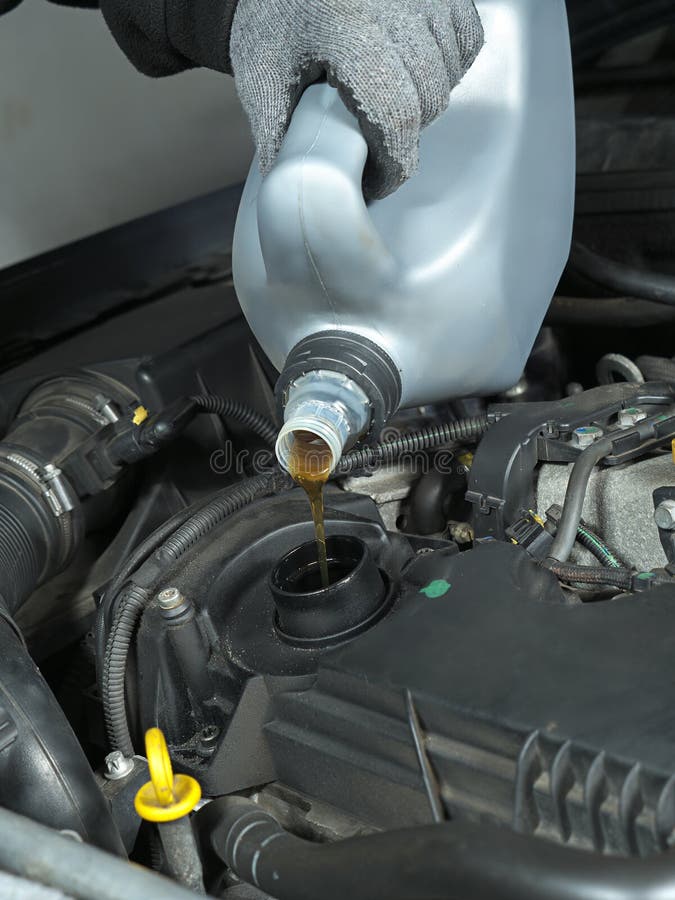 Oil change stock photo. Image of lubrication, filling - 33042888