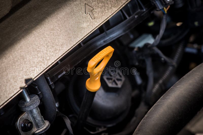 Oil Change Car Engine Detail Stock Photo - Image of change, engine ...