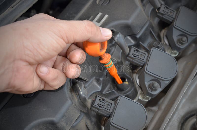Oil check stock image. Image of power, care, machine - 35983127