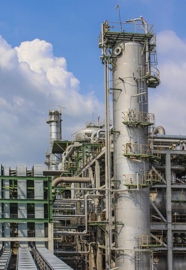 Oil and chemical factory stock image. Image of industrial - 27435367