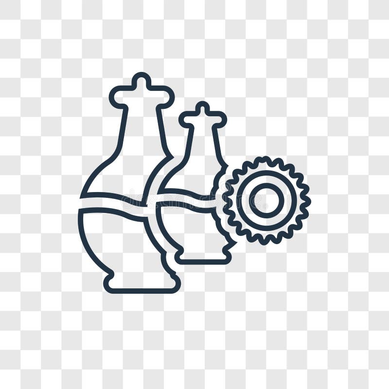 Oil Concept Vector Linear Icon Isolated on Transparent Background, Oil ...