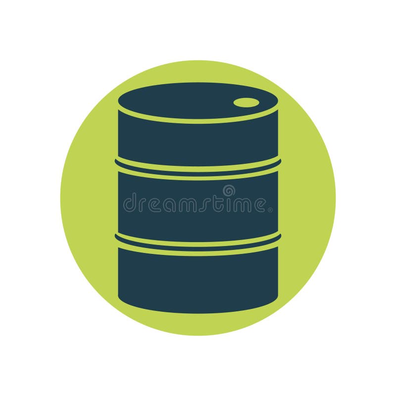 Oil Container. Vector Illustration Decorative Design Stock Vector ...