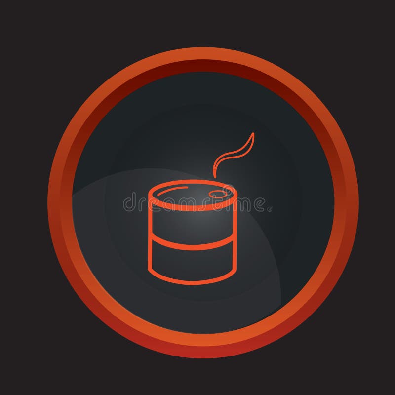 Oil Container. Vector Illustration Decorative Design Stock Vector ...