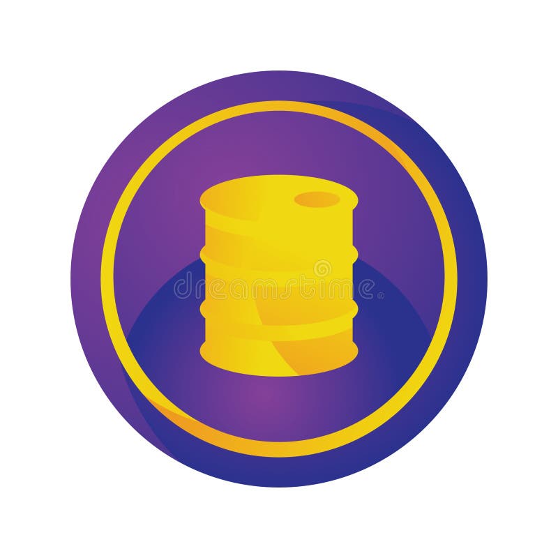 Oil Container. Vector Illustration Decorative Design Stock Vector ...