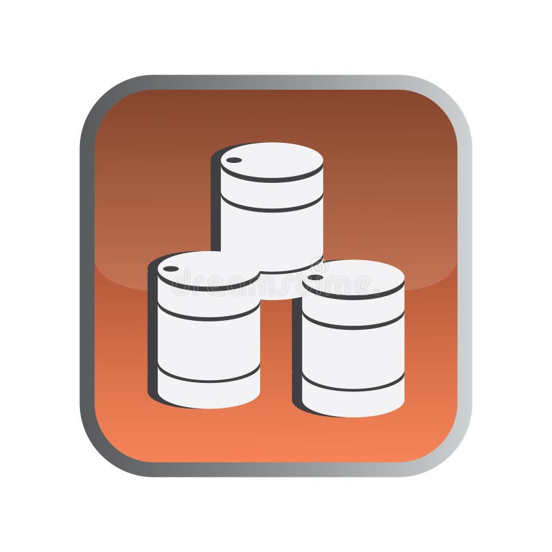 Oil Containers. Vector Illustration Decorative Design Stock Vector ...