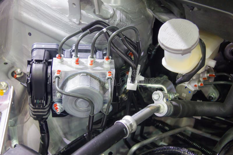 Oil Control Valve Car Engine Stock Photo - Image of automotive, auto ...