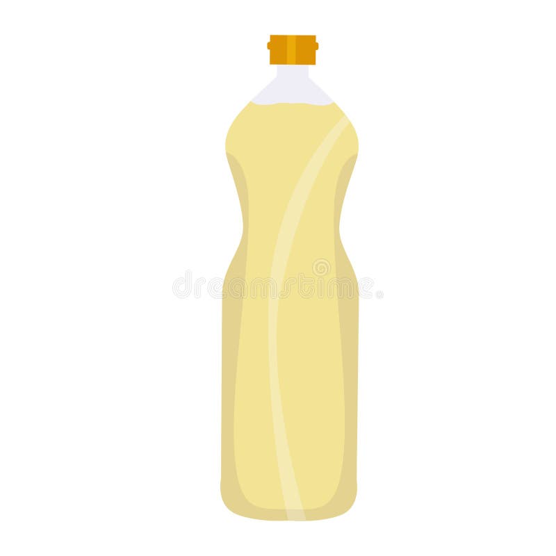Oil cooking bottle icon stock vector. Illustration of organic - 191820369