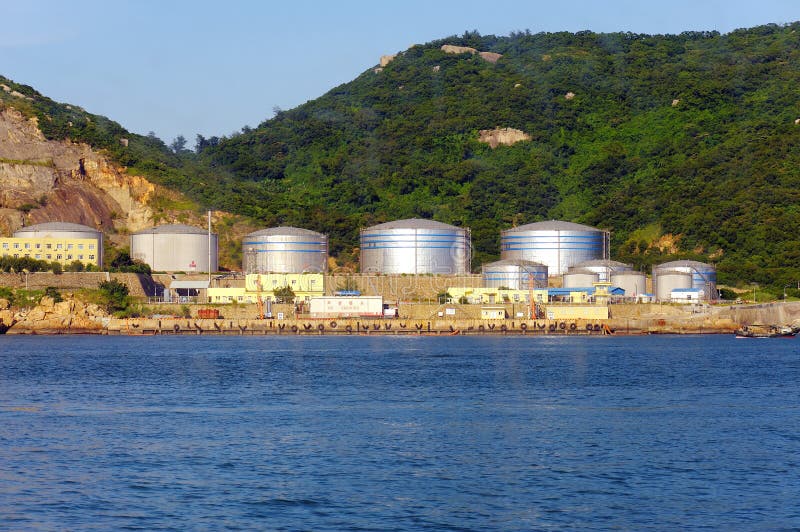 Oil depot stock image. Image of supply, depot, warehouse - 15450091