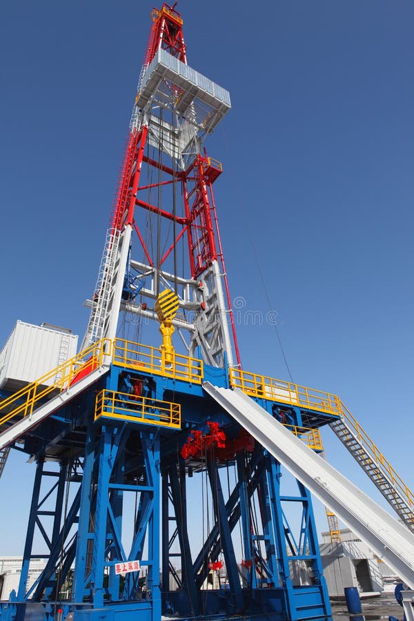 Oil Drilling Rig stock image. Image of fields, derrick - 6397903