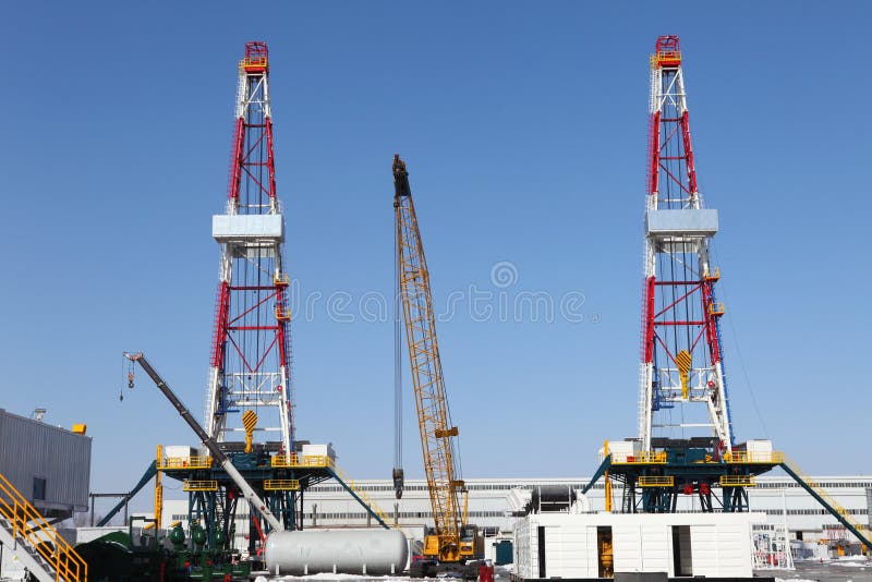 Oil derrick stock image. Image of engineering, industry - 24388809