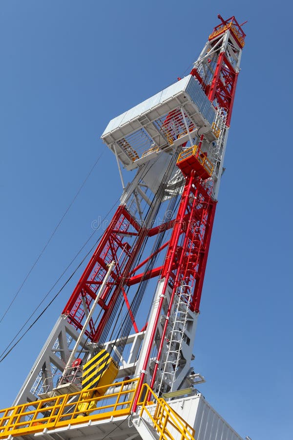 Offshore Derrick and Crane stock photo. Image of antenna - 812928