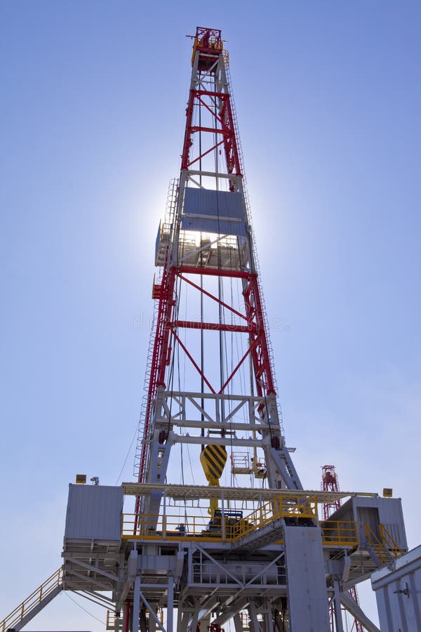 Oil derrick stock image. Image of operation, petroleum - 34969533