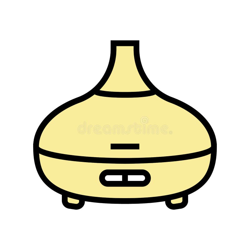 Oil Diffuser Perfume Color Icon Vector Illustration Stock Vector ...