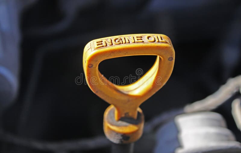 The oil dipstick stock image. Image of automotive, auto - 64758983