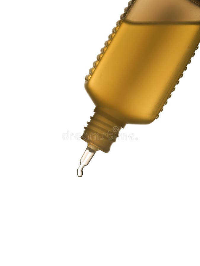 Oil Dripping from Small Plastic Bottle Stock Image - Image of bottle ...