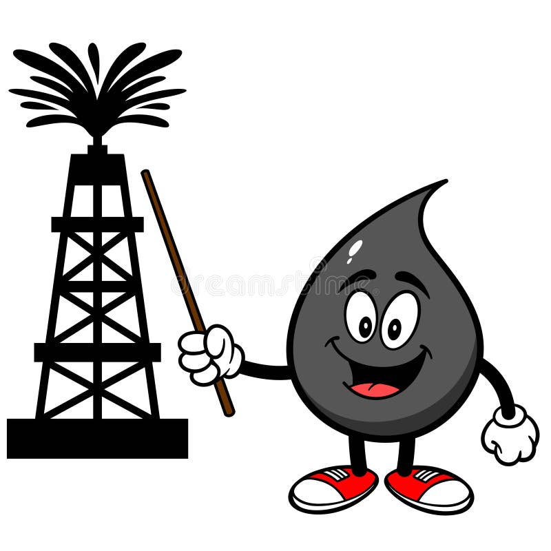 Oil Drop Explaining Oil Process Stock Vector - Illustration of paint ...