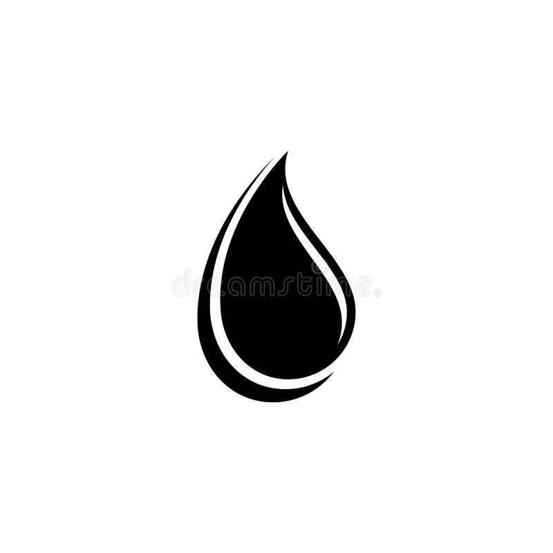 Oil Drop Icon Vector Illustration Stock Vector - Illustration of ...
