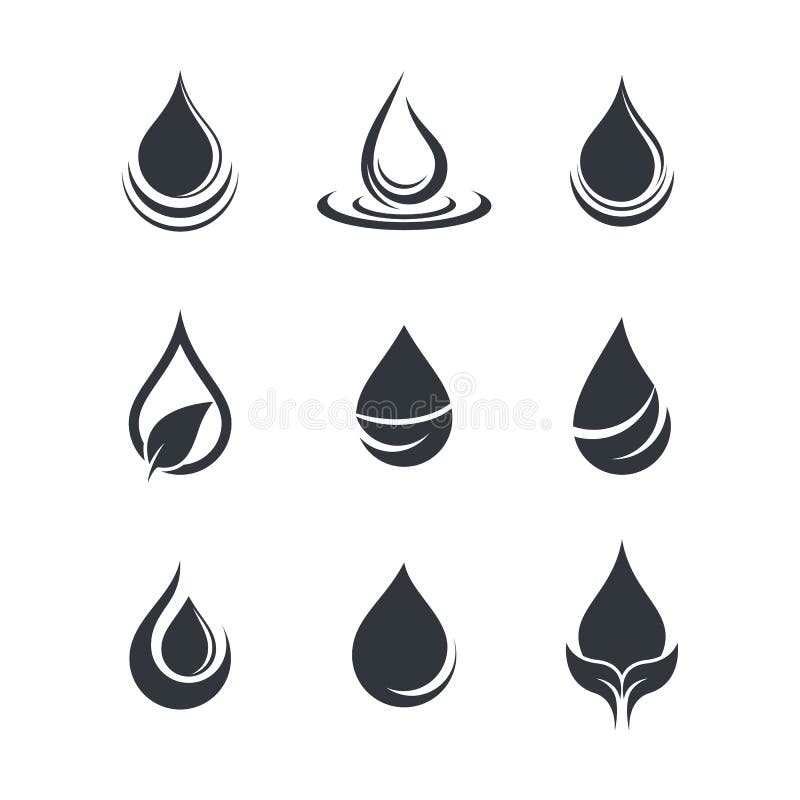 Oil Drop Icon Vector Illustration Stock Vector - Illustration of ...