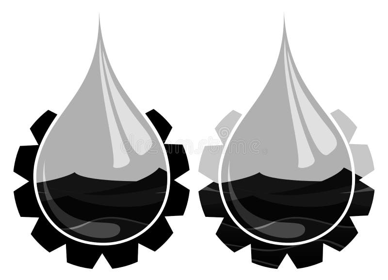 Oil Drop logo. stock vector. Illustration of diesel, service - 65252505