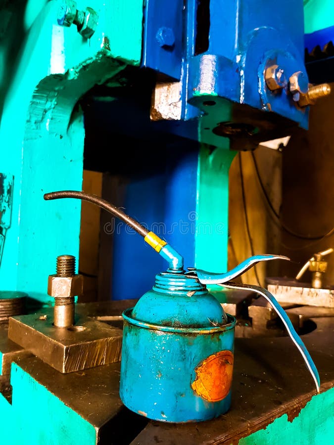 Oil Drop Rusty Old Jug with Long Mouth Handle Stock Photo - Image of ...