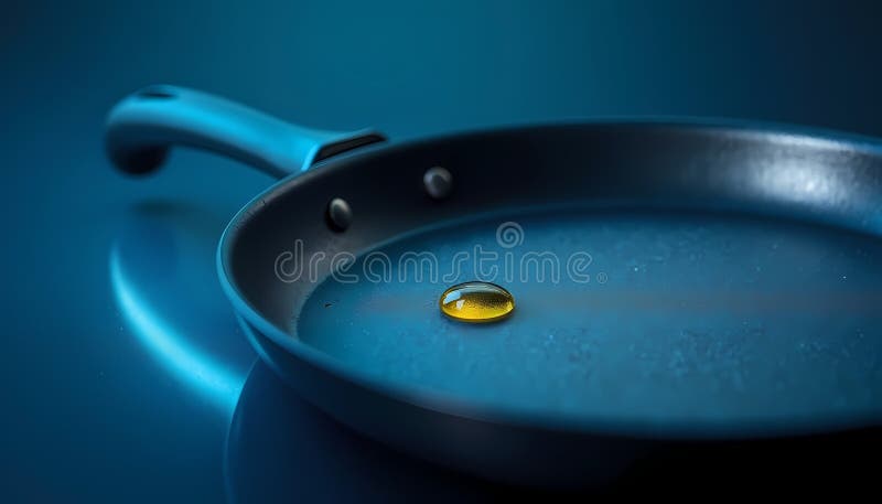 A Single Drop of Oil stock illustration. Illustration of smooth - 379459910