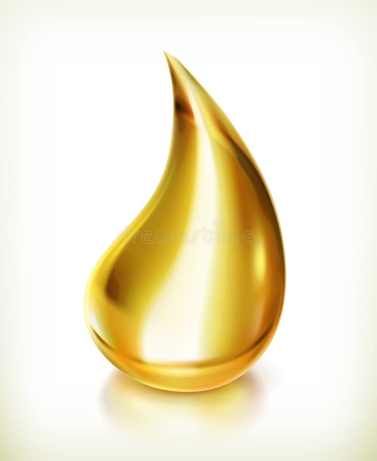 Oil drop stock vector. Illustration of drop, liquid, drops - 2934325