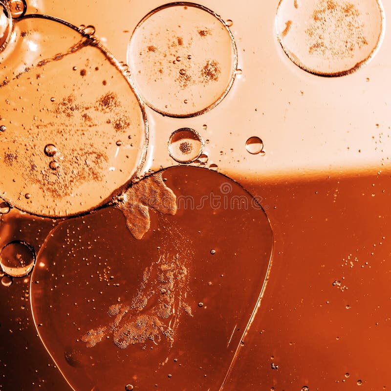 Oil Drops on a Water Surface Stock Image - Image of circle, oily: 50850817